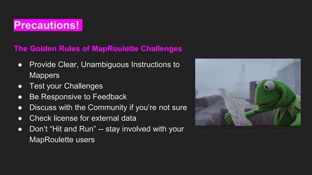 MapRoulette Cooperative Challenges | PPT