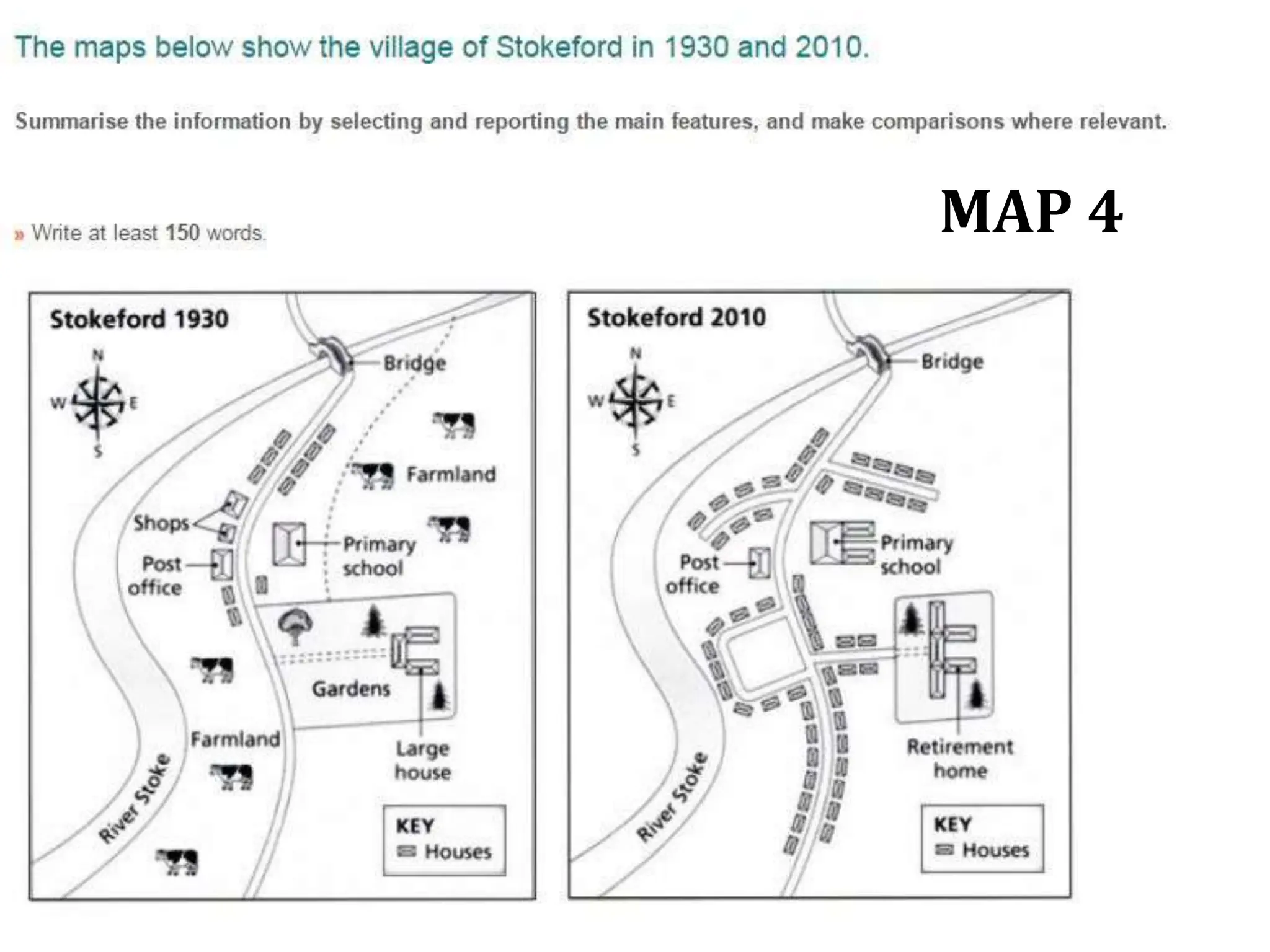 18 map exercise for ielts writing task 1 report | PPTX