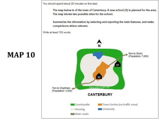 18 map exercise for ielts writing task 1 report | PPTX