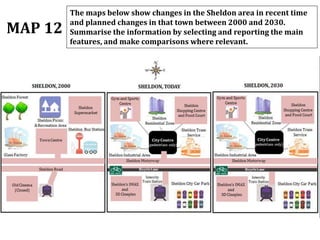 18 map exercise for ielts writing task 1 report | PPTX