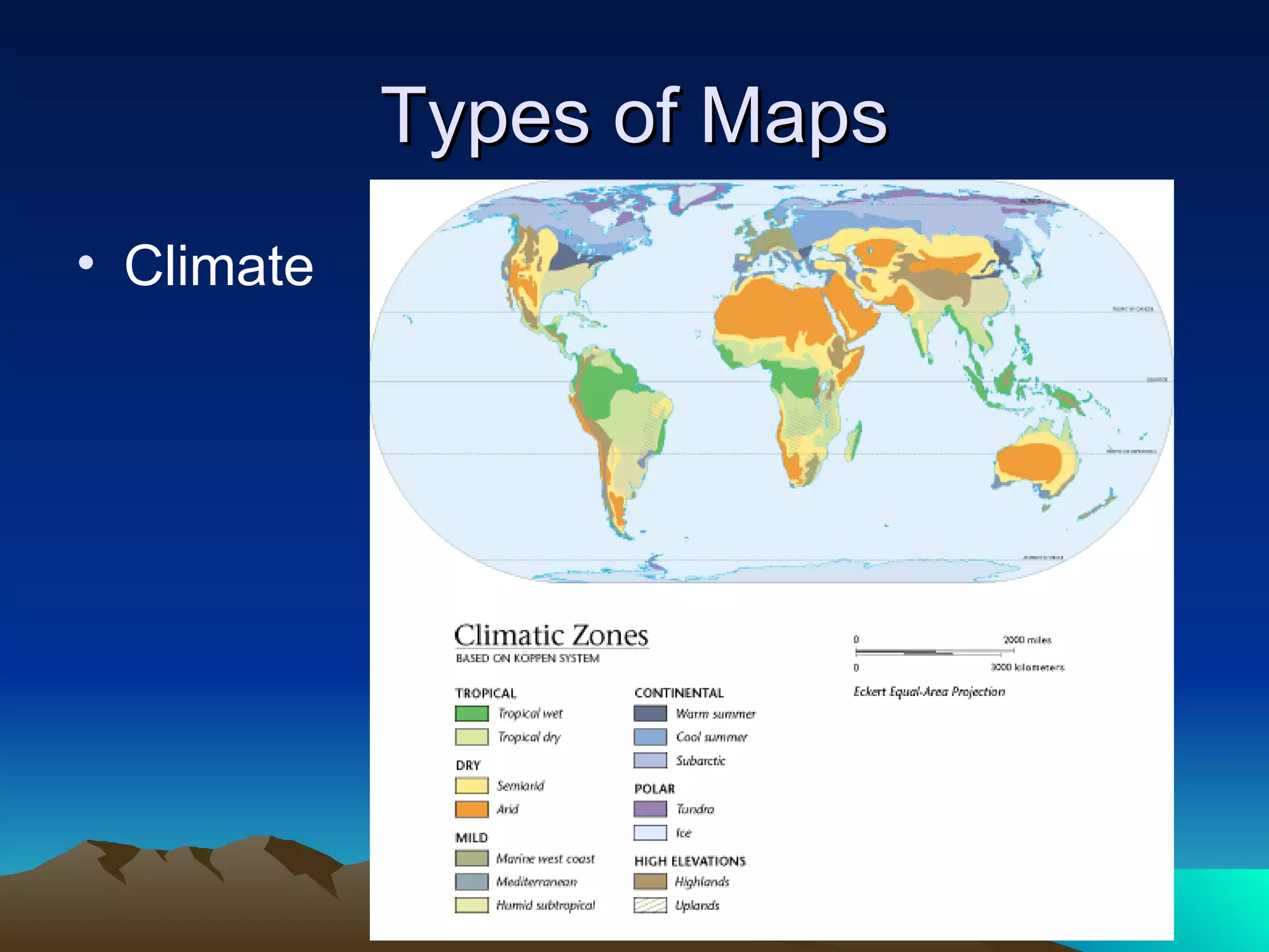Maps, Landforms, And Climate | PPT