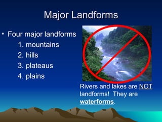 Maps, Landforms, And Climate | PPT