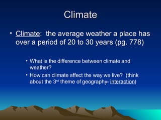 Maps, Landforms, And Climate | PPT