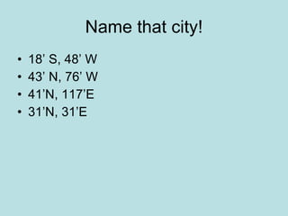Maps and globes | PPT
