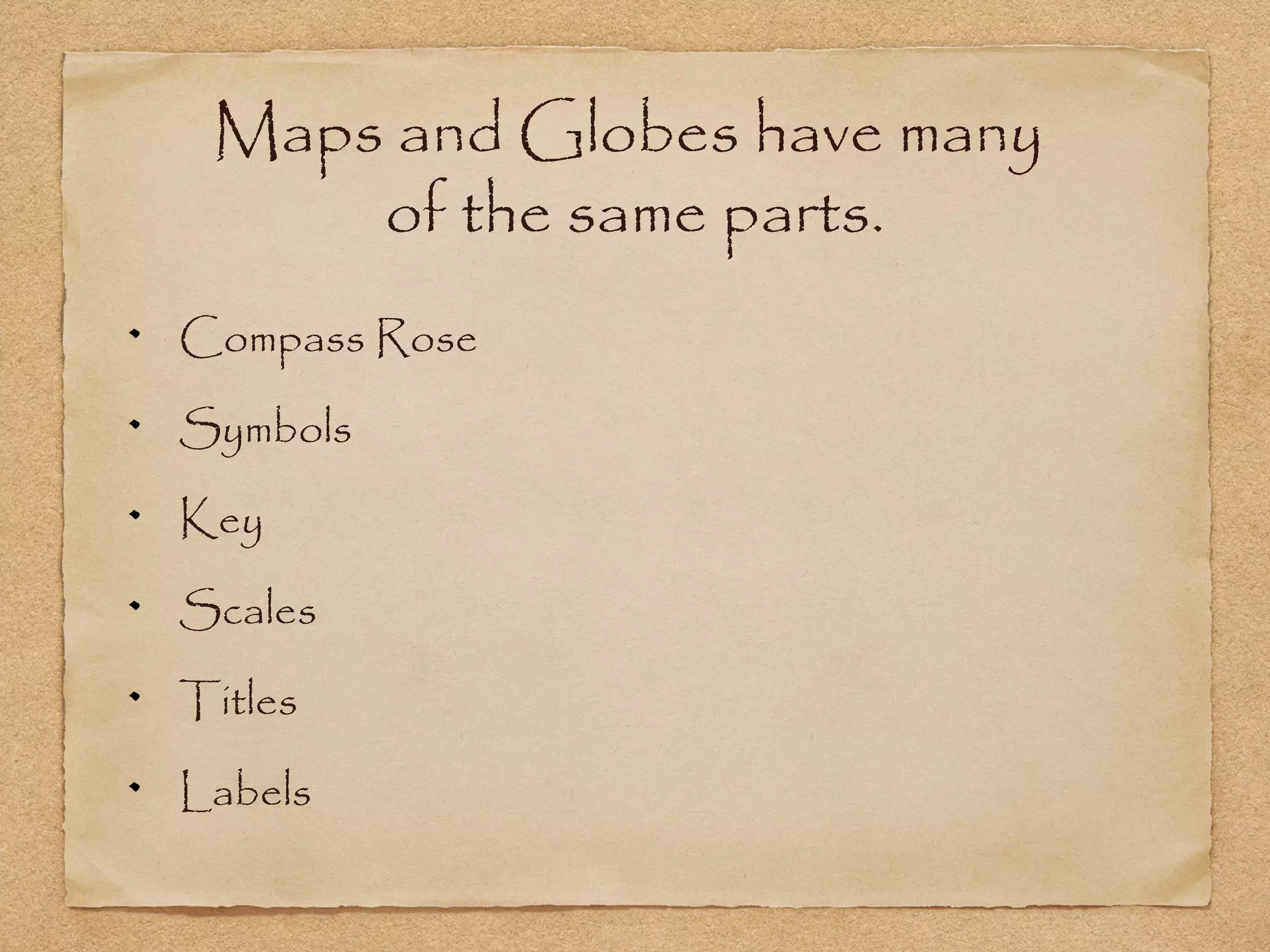 Maps and globes | PPT