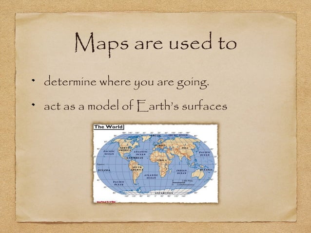 Maps and globes | PPT | Geography | Science