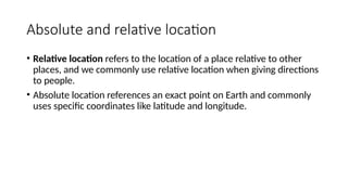 Maps and Globes.A detailed understanding of map and globes | PPTX