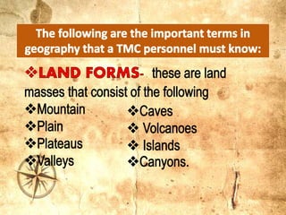 Maps and map reading | PPTX | Geography | Science