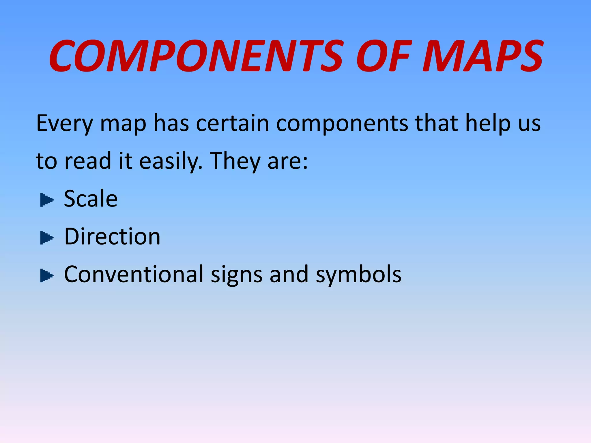 MAPS AND MAP READING - Copy.pptx | Geography | Science
