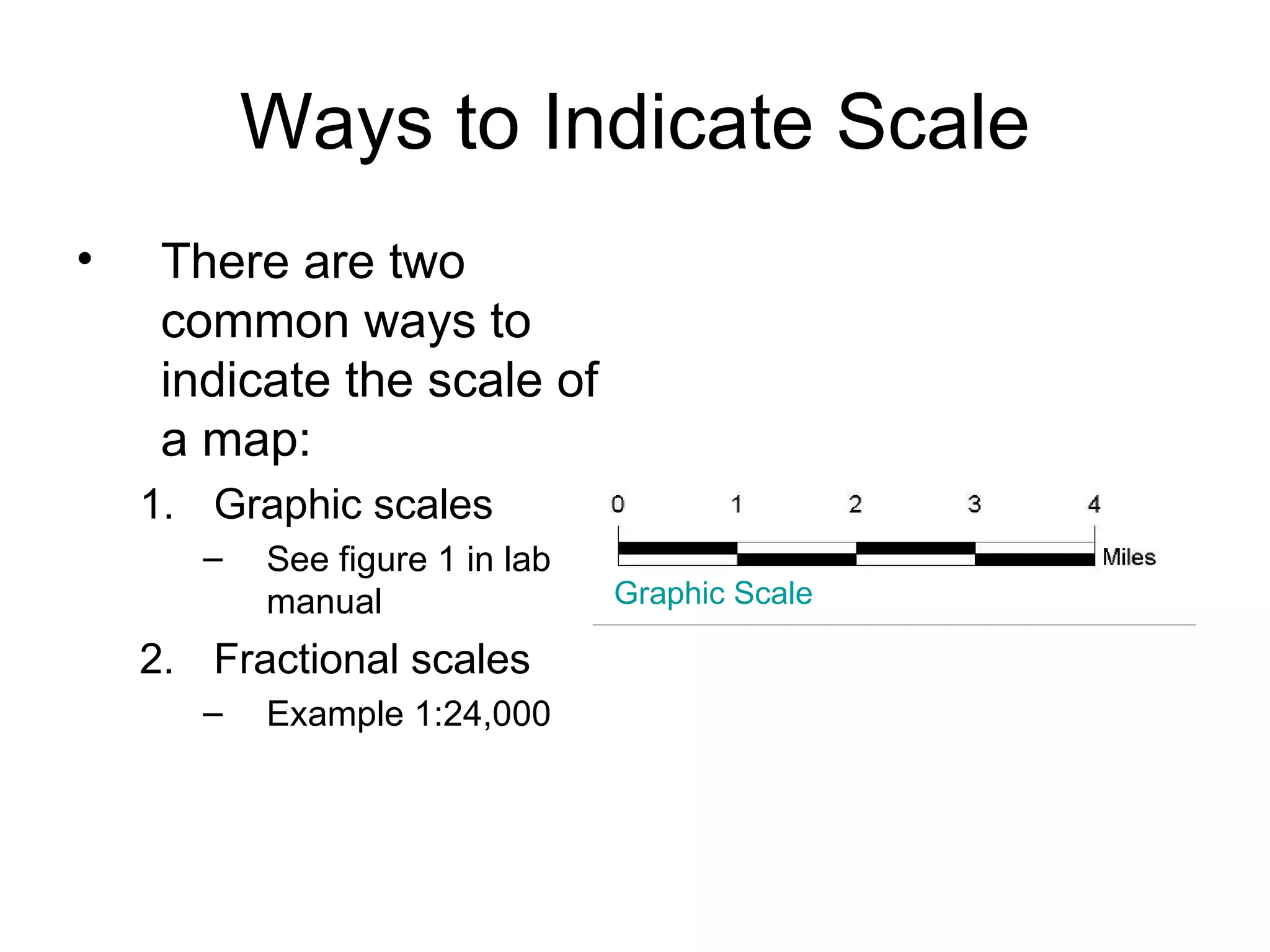 Map scale and projection | PPT