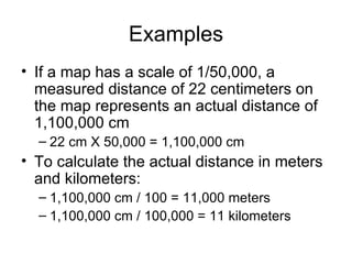 Map scale and projection | PPT