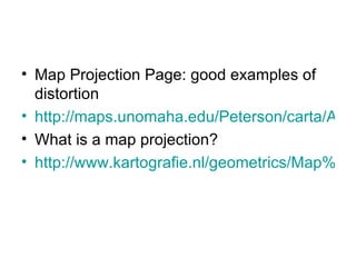 Map scale and projection | PPT