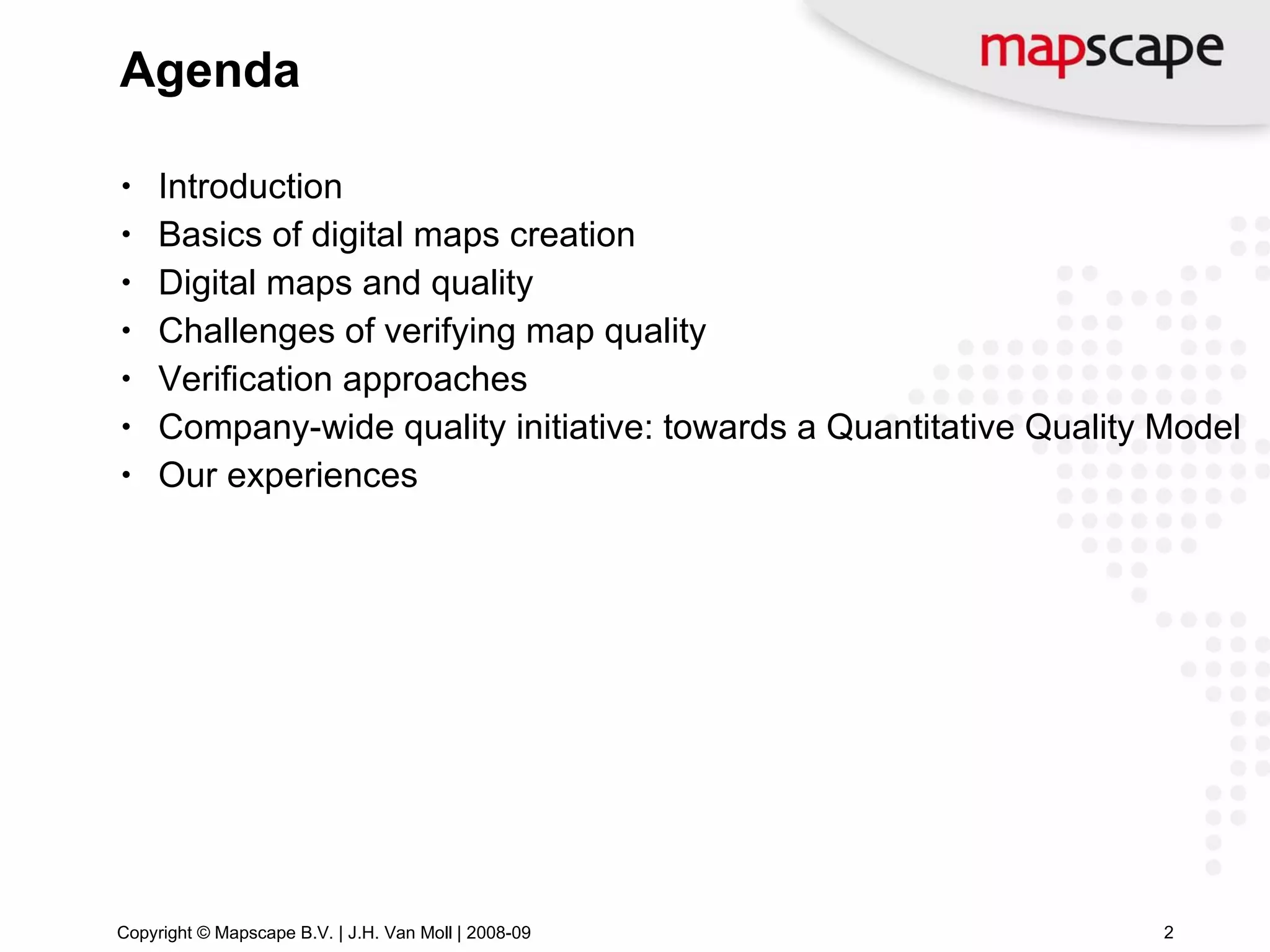 DDMA / Mapscape: Datakwaliteit | PPT