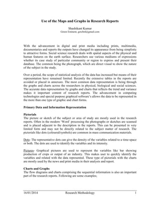 Use of Maps and Charts in Research | PDF
