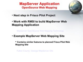 Mapsco NextGen Proposal and GIS/GPS/Cellular Technology Convergence | PPT