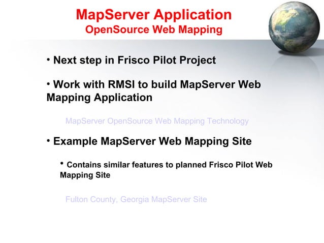 Mapsco NextGen Proposal and GIS/GPS/Cellular Technology Convergence | PPT