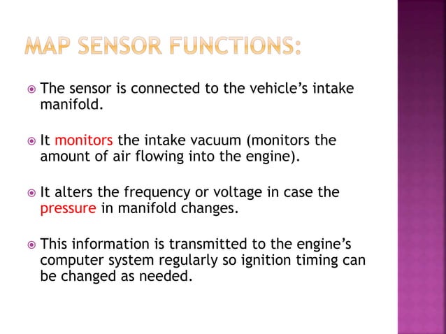 Map sensor | PPTX