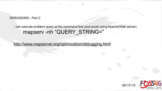 MapServer #ProTips 2015 | PPT
