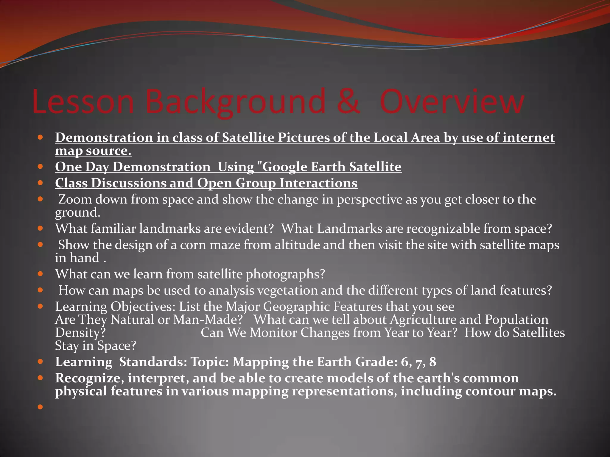 Maps & google earth presentation | PPTX