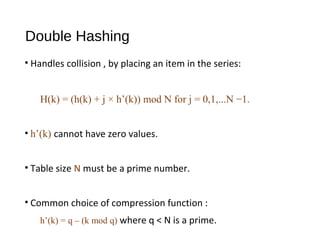 Maps&hash tables | PPT