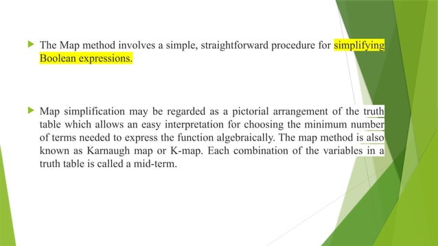 Map Simplification in computer organization architecture | PPTX