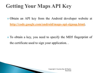 Maps in android | PPT