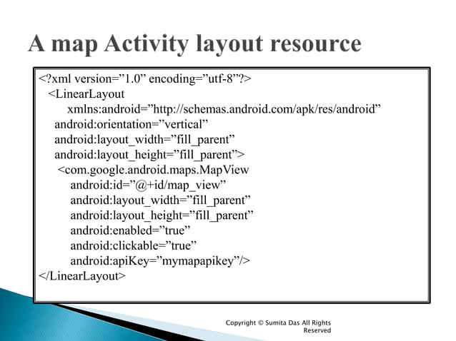 Maps in android | PPT