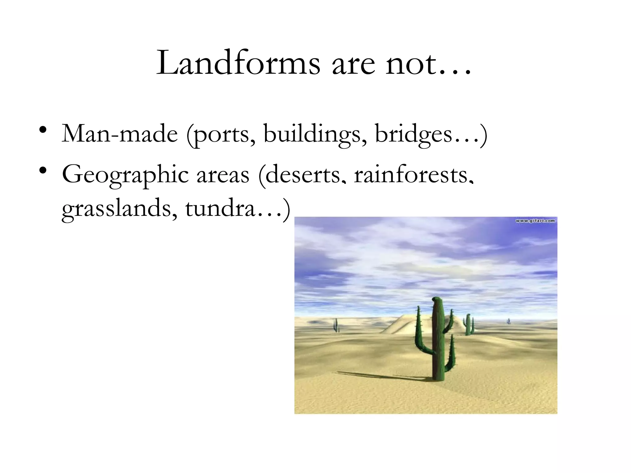 Map skills 3 -Landforms | PPT