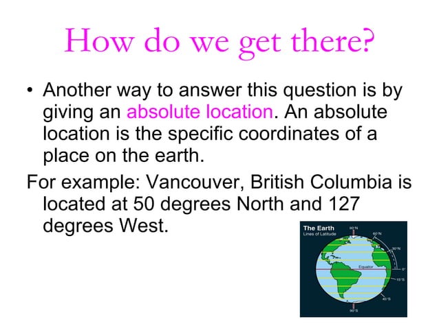Map skills 4 -relative location | PPT