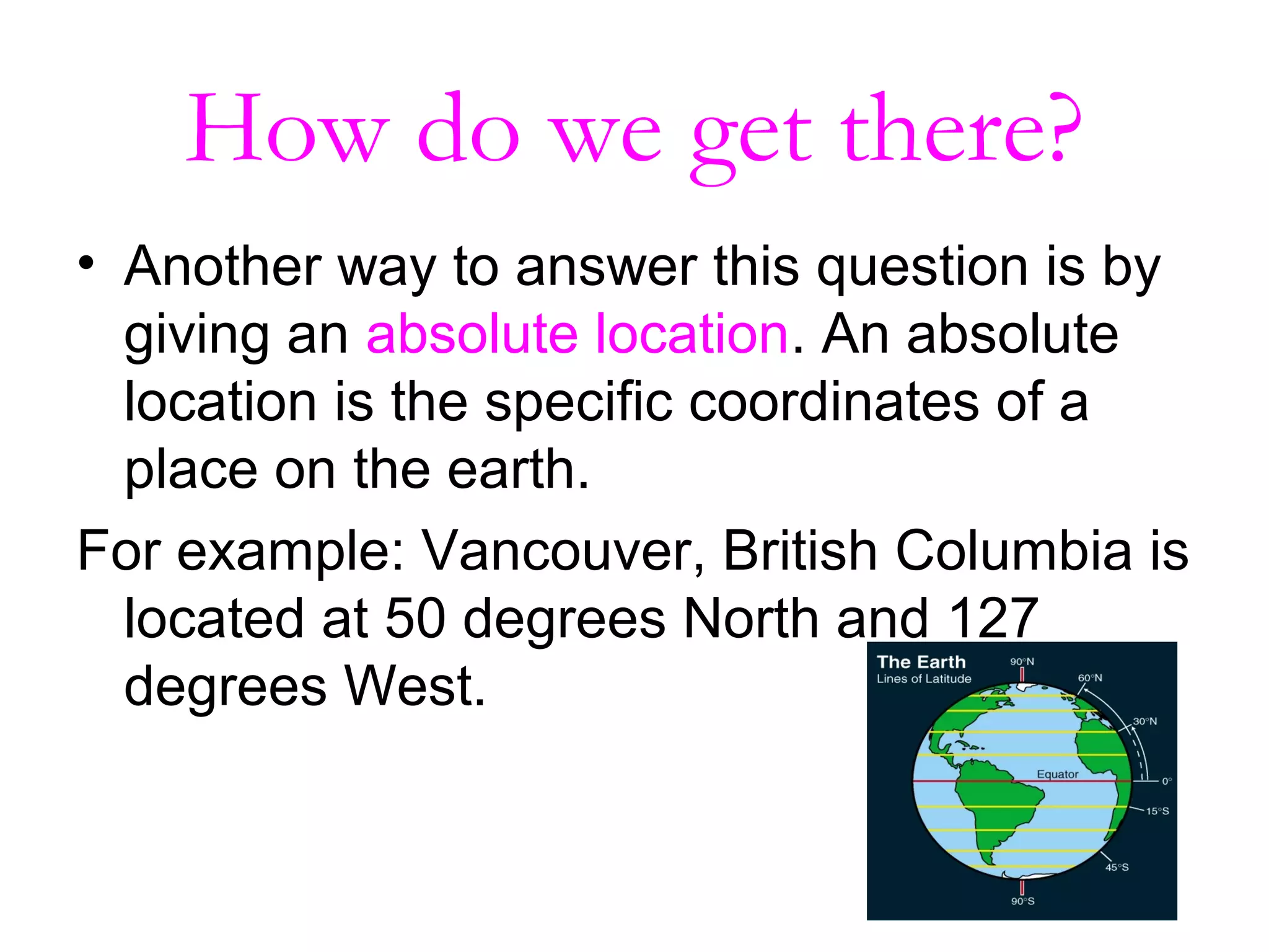 Map skills 4 -relative location | PPT