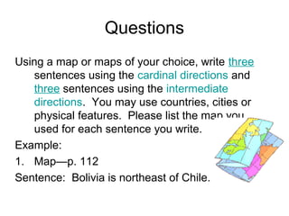 Map skills 4 -relative location | PPT