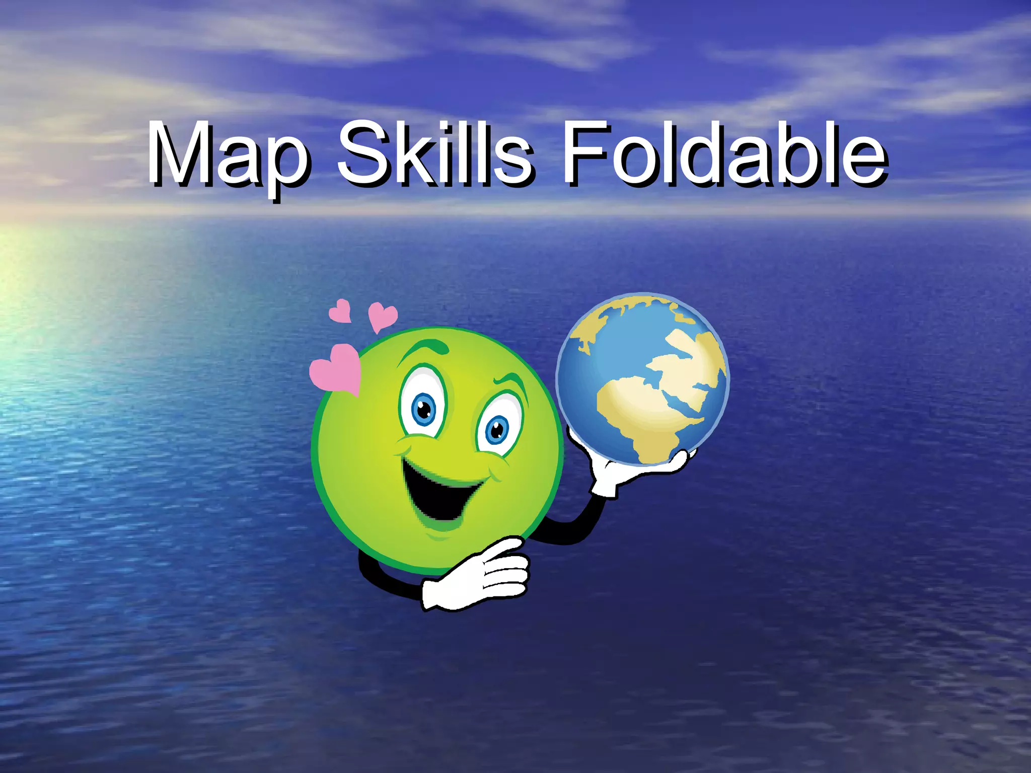 Map skills foldable powerpoint 2011 2012 | PPT