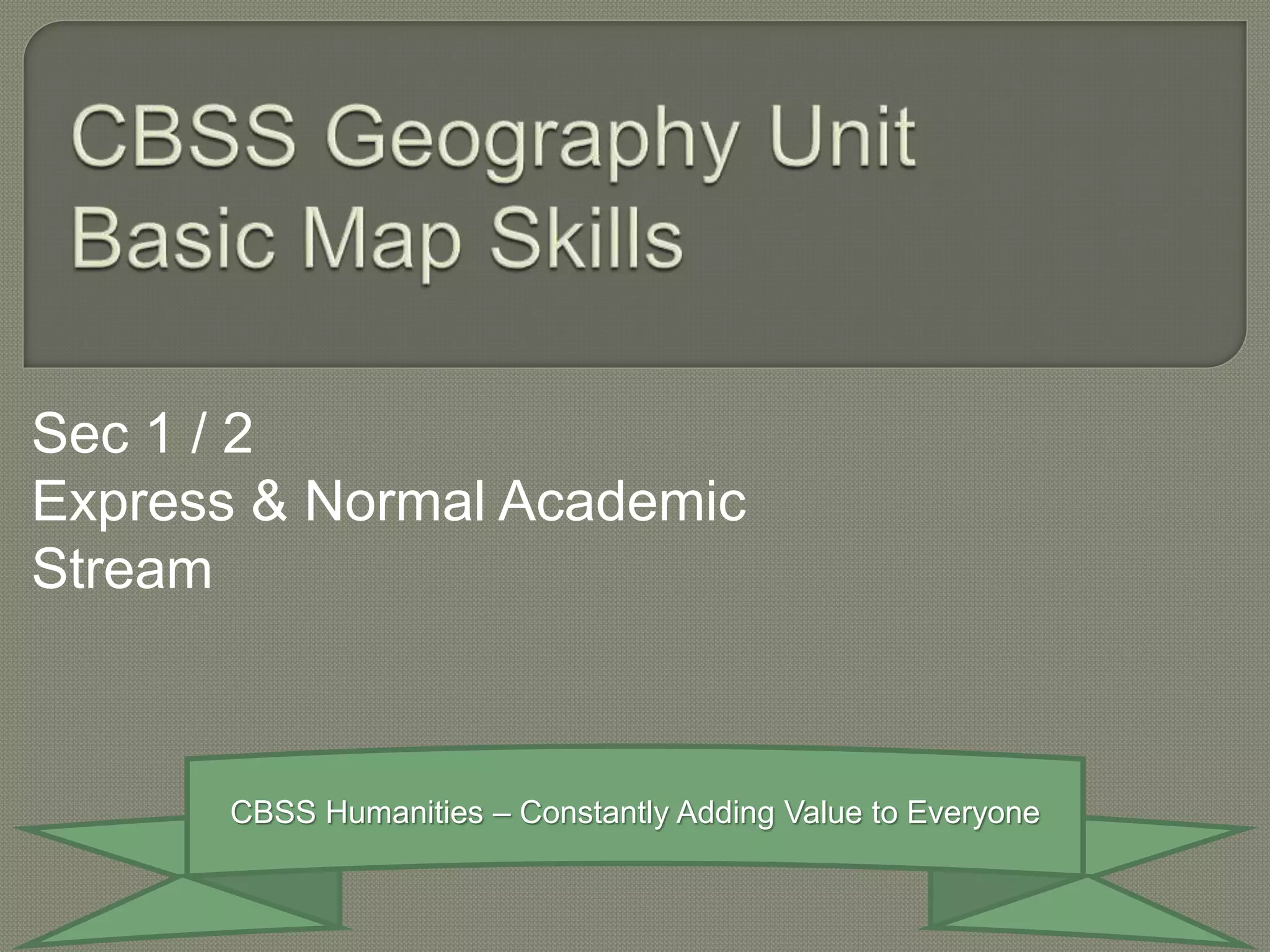 Map skills package 2017 | PPT