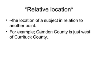 Map skills vocab and pictures | PPT