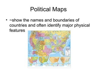 Map skills vocab and pictures | PPT