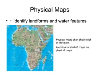 Map skills vocab and pictures | PPT