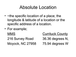 Map skills vocab and pictures | PPT