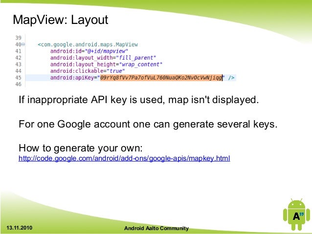 Google Maps API for Android