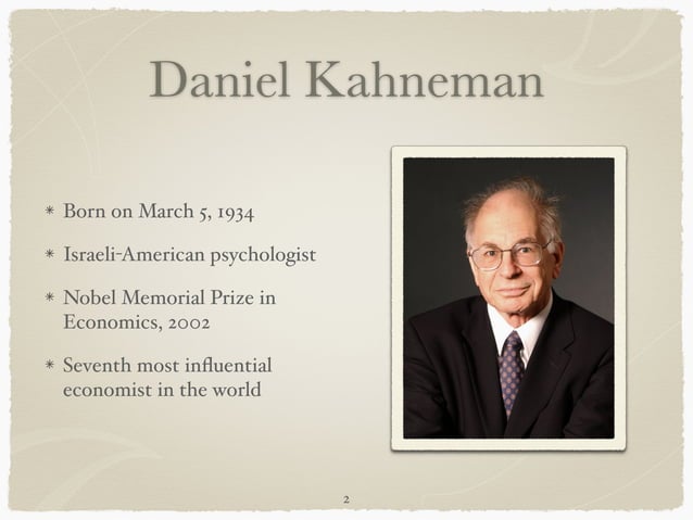 Maps of Bounded Rationality: Psychology for Behavioral Economics | PPT