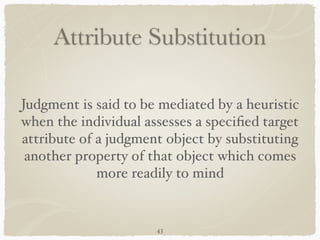 Maps of Bounded Rationality: Psychology for Behavioral Economics | PDF