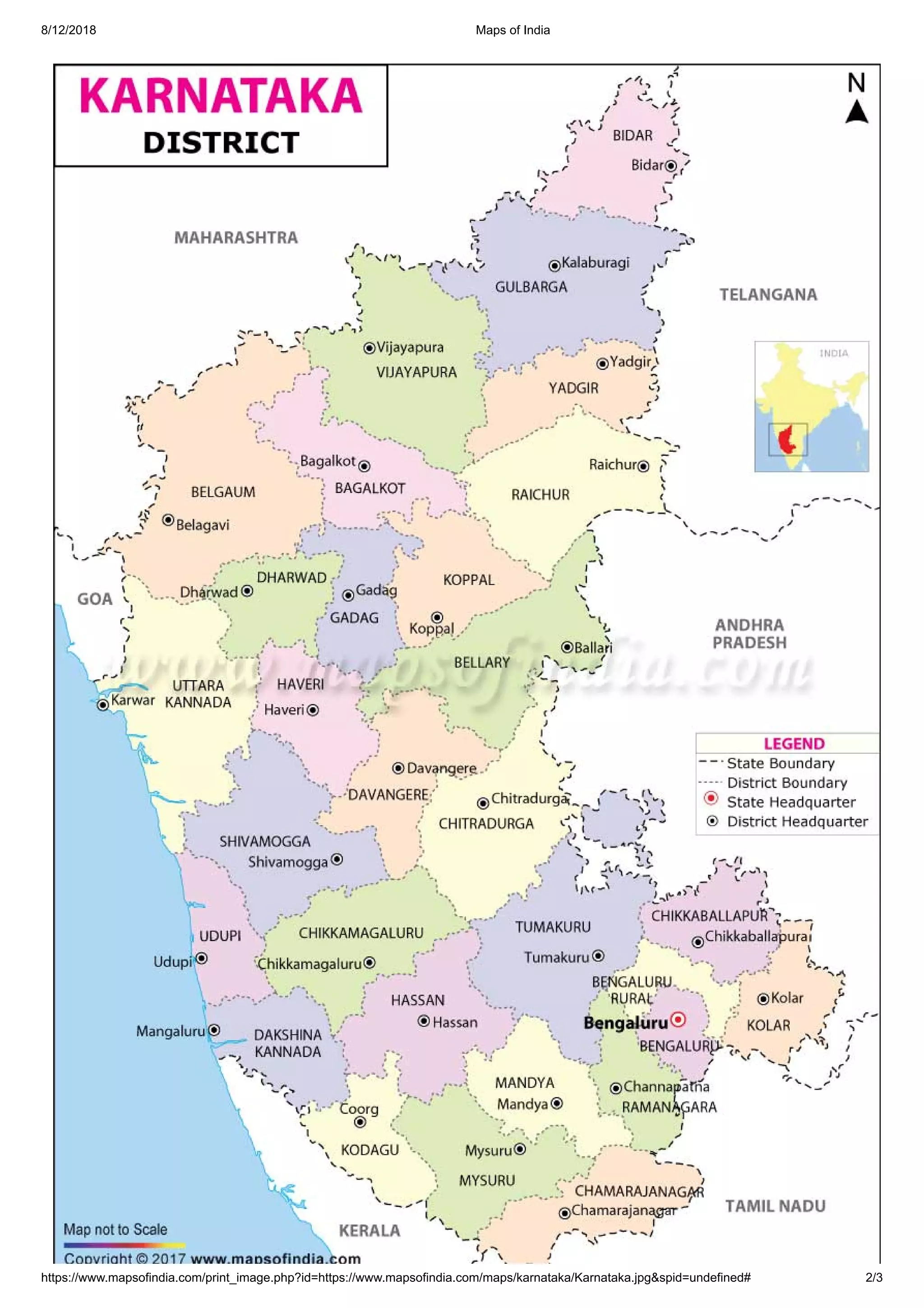 Maps of india karnataka | PDF