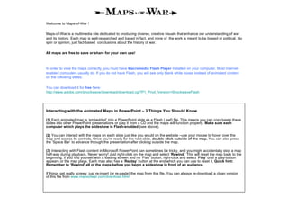 Maps Of War | PPT
