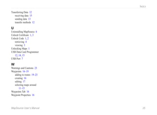 Map source mapsourceusersguide | PPT