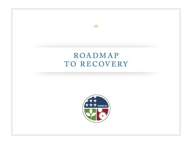 Roadmap to Recovery | PPT