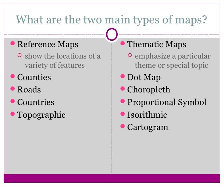 Maps, projection and scale 2012