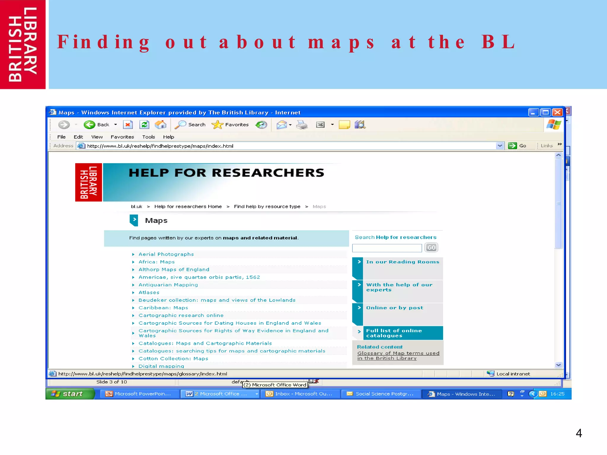 Maps soc soc_workshop2010final-web | PPT