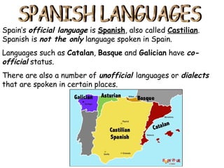 Political maps, Spanish Institutions/traditions/languages/population ...