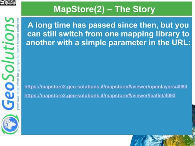 MapStore 2 - The Story | PPT