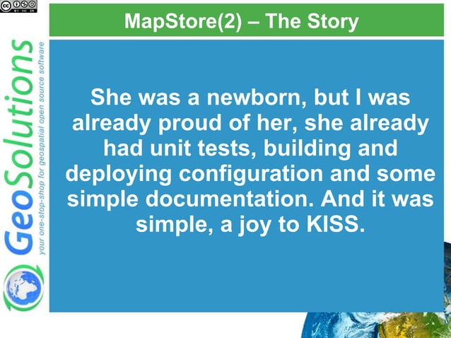 MapStore 2 - The Story | PPT