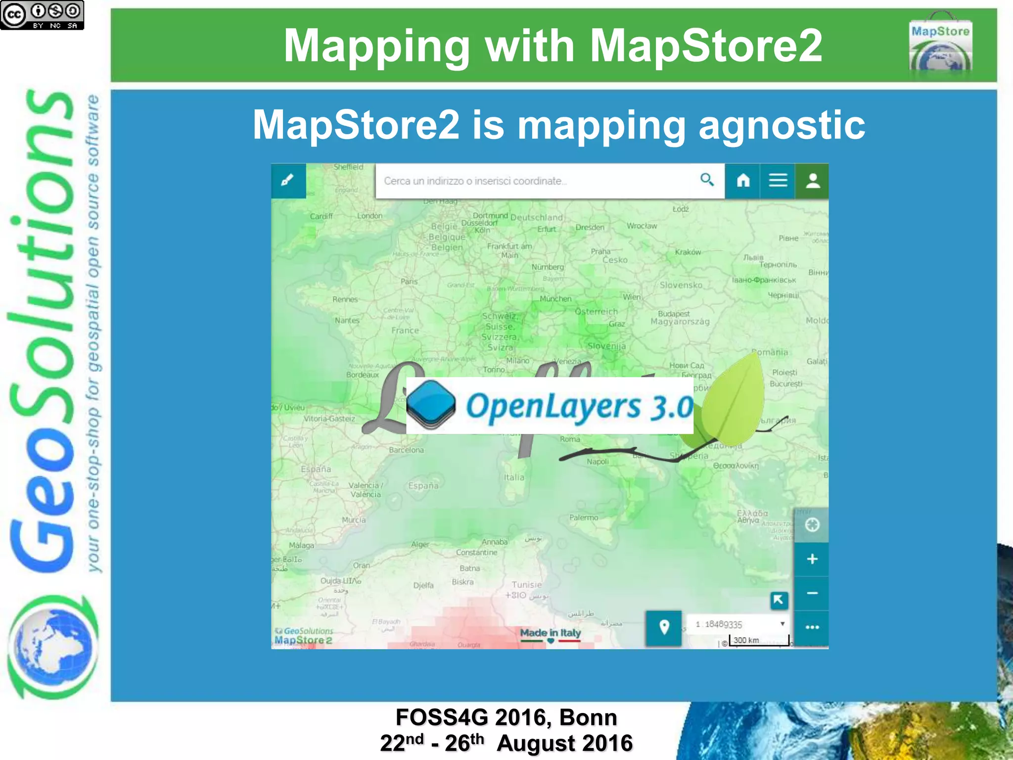MapStore 2, modern mashups with OL3, Leaflet and React | PPT